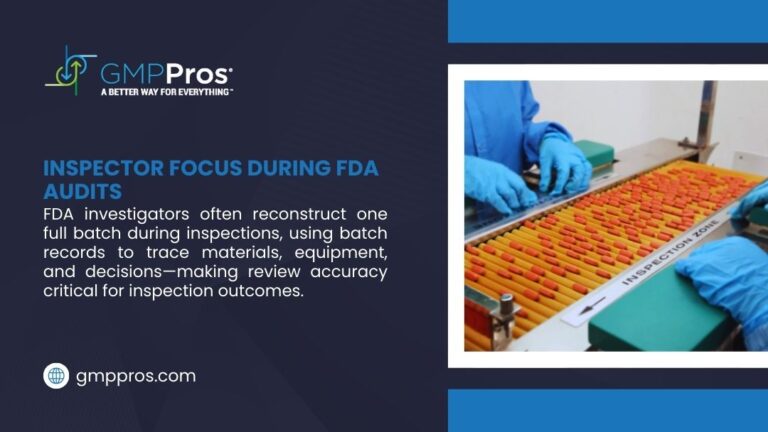 Batch Record Review Process for FDA-Regulated Manufacturers